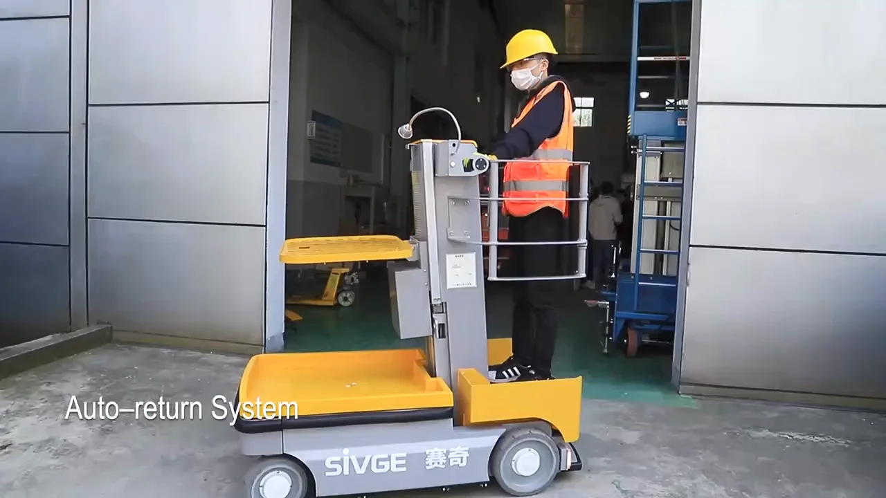 Easy To Operate In Narrow Aisle Warehouse Cargo Picking Work Platform ...