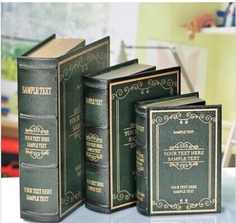 Cardboard Paper Fake Book Shaped Storage Box - Buy Decorative Fake Book ...