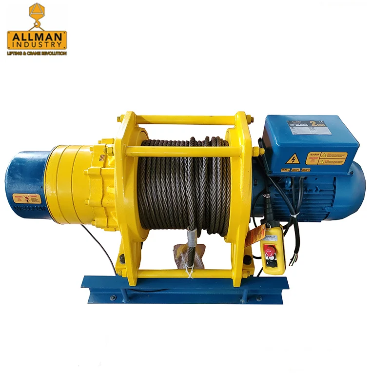 Allman Construction Used Heavy Duty 220v 5 Ton Electric Winch - Buy ...