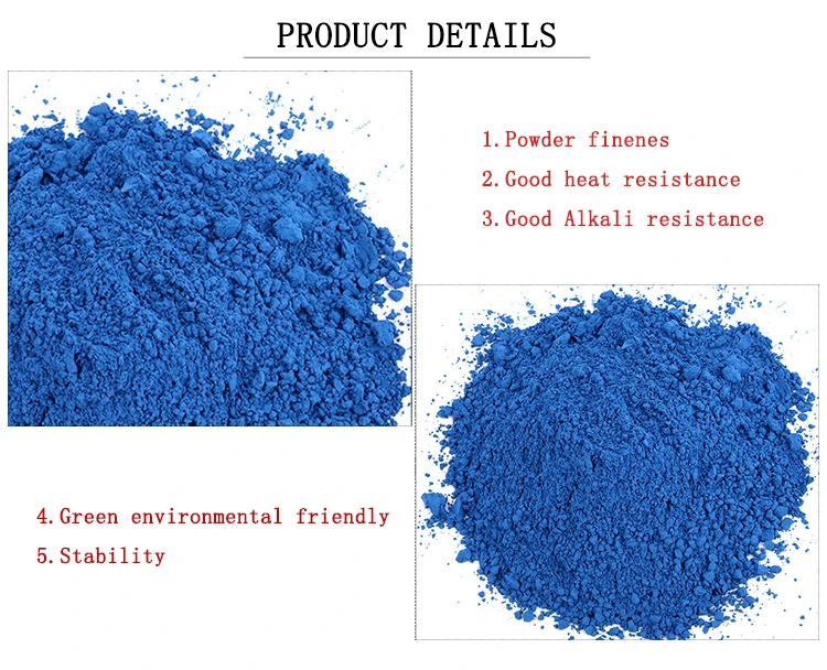 Hot Sale Copper Ceramic Glaze Stain Inorganic Blue Pigment