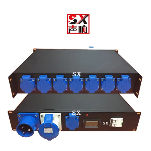 19 Inch 2u Rack Mount Power Distribution Metal Box With Voltmeter - Buy ...