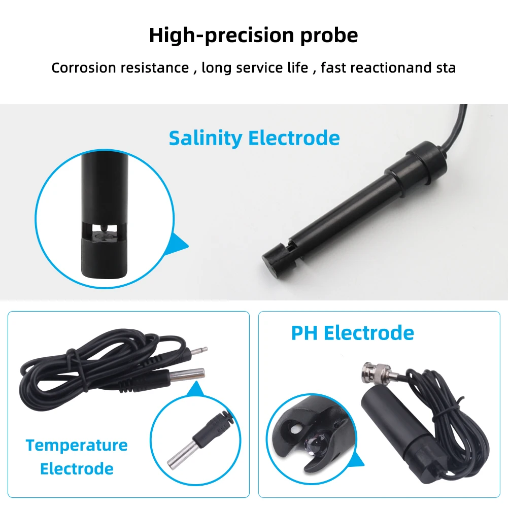 TOP Professional 2 in 1 Ph/salinity Meter for Aquariums