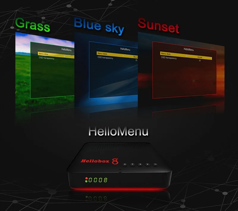 New Arrival Hellobox 8 Built-in Wifi Support Auto-biss Auto-powervu 3g ...