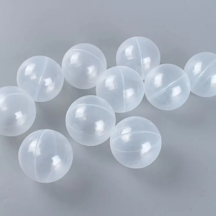 Wholesale White Plastic Ball clear Transparent White Plastic Commercial ...