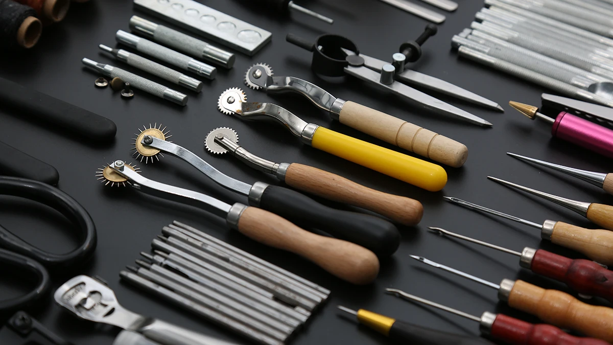 L7-2 DIY Handmade Leather Working Tools Set - Professional Craft Kit