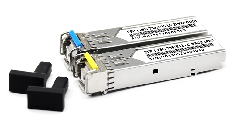 1.25g Sfp Modules Singlemode Single Fiber1310/1550nm Bidi Sfp Ports And ...