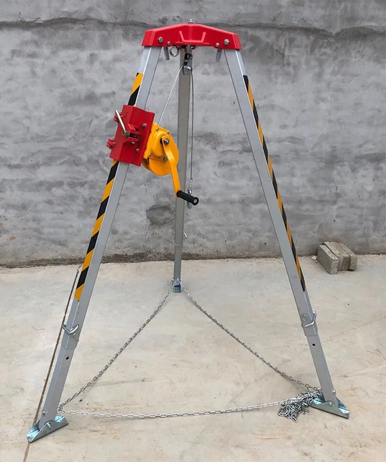 Aluminum Emergency Rescue Tripod Safety Tripod And Winch - Buy Lifting ...