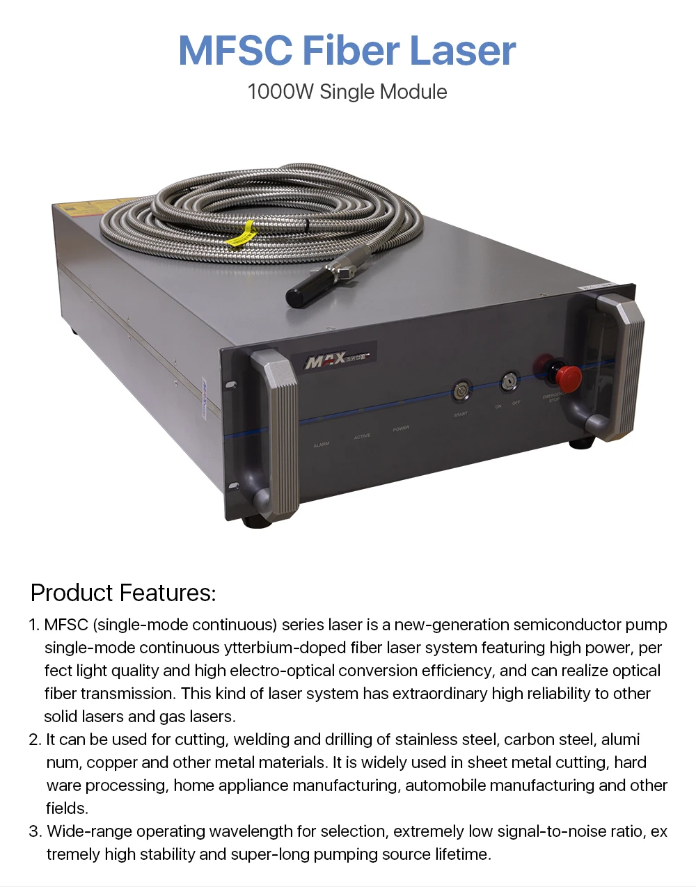 Cloudray Bm98 Max Laser Source Single Module Mfsc-1500/2000/3000/4000 ...