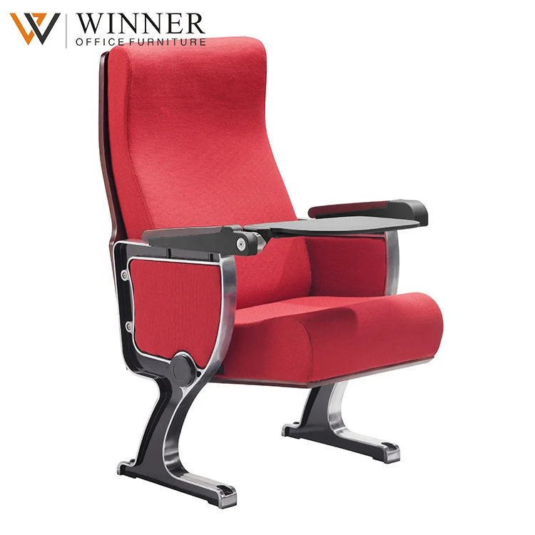 Modern Design Auditorium Seat With Writing Tablet Lecture Hall Chairs ...
