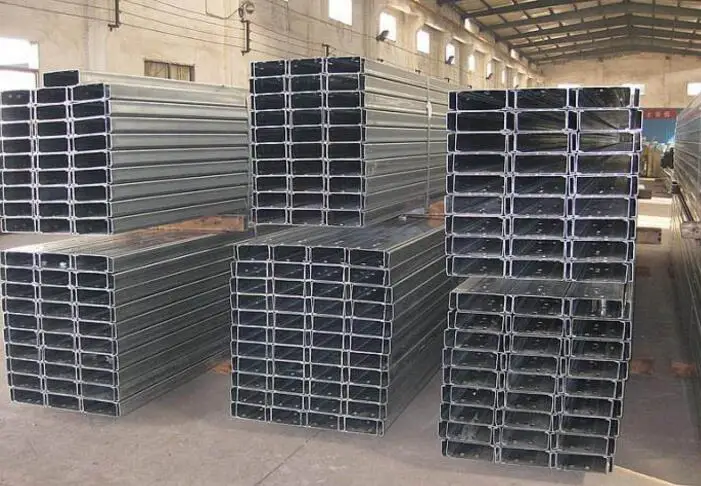 Galvanized C Channel Steel Beams for Large Span Buildings