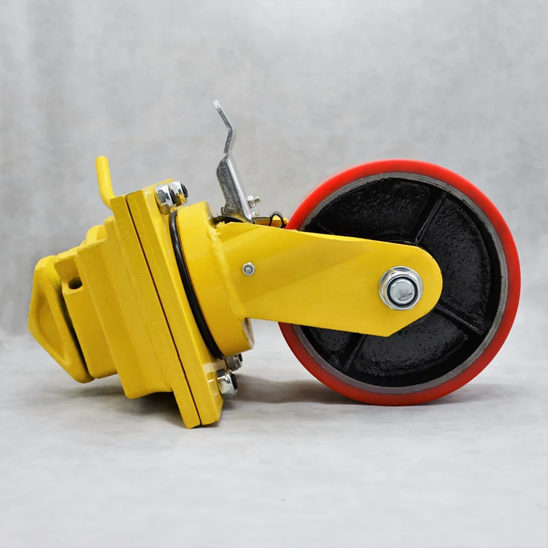 2 Ton Super Heavy Duty Forged Steel Double Wheel Casters - Buy ...