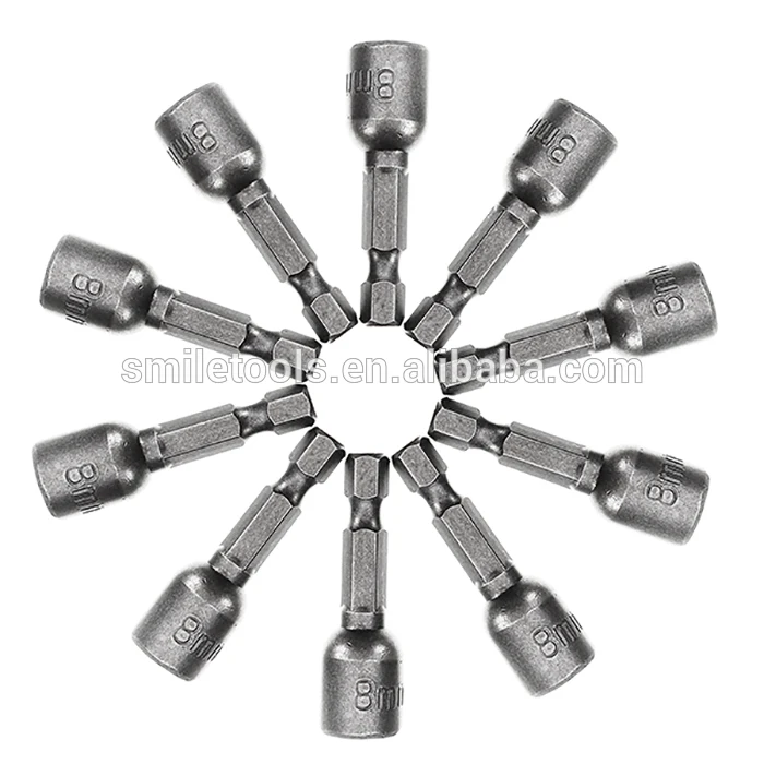 Magnetic Impact Nut Driver Socket Set - Metric 6mm~19mm