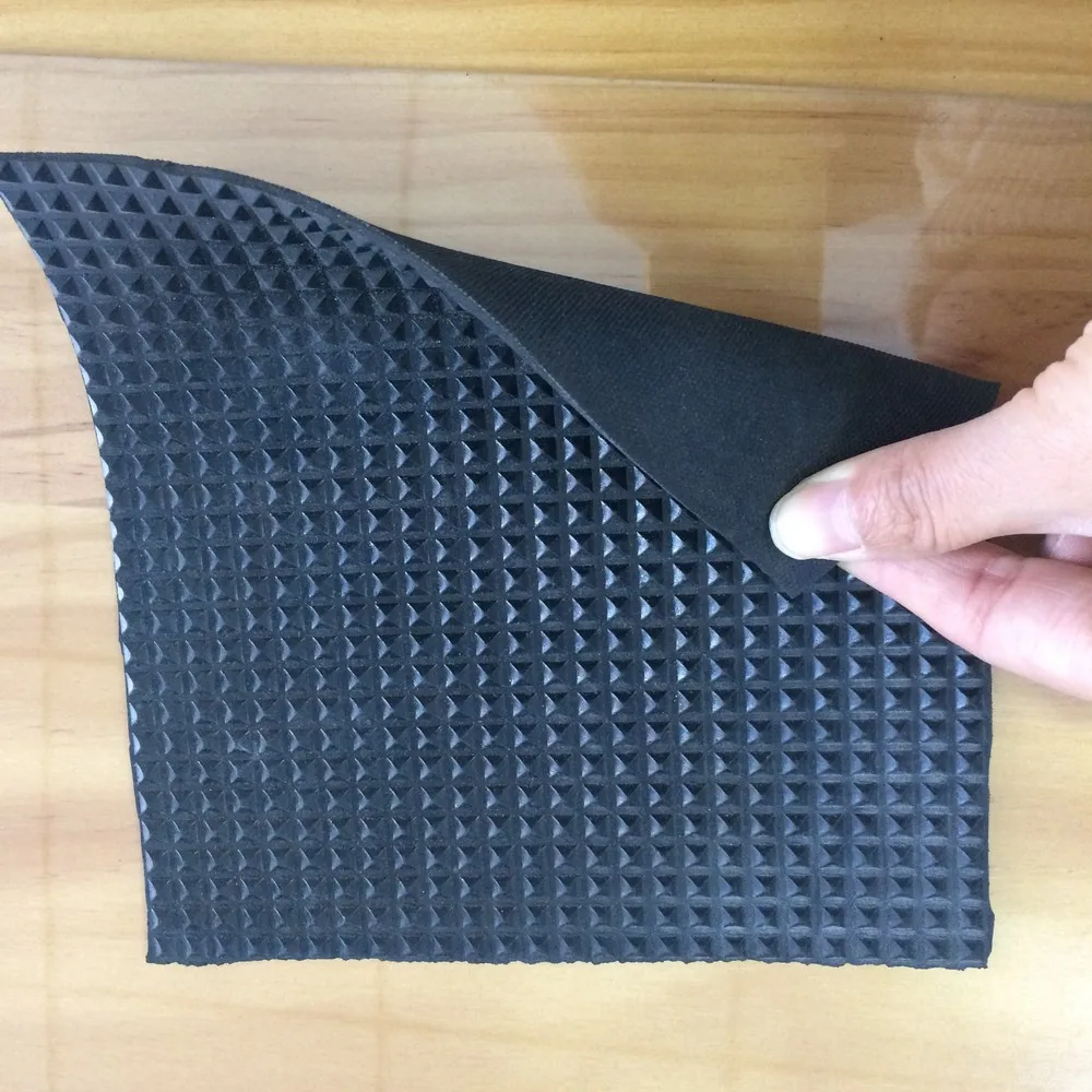 Nbr Sbr Cr Epdm Pyramid Pattern Rubber Sheets - Durable & Anti-slip