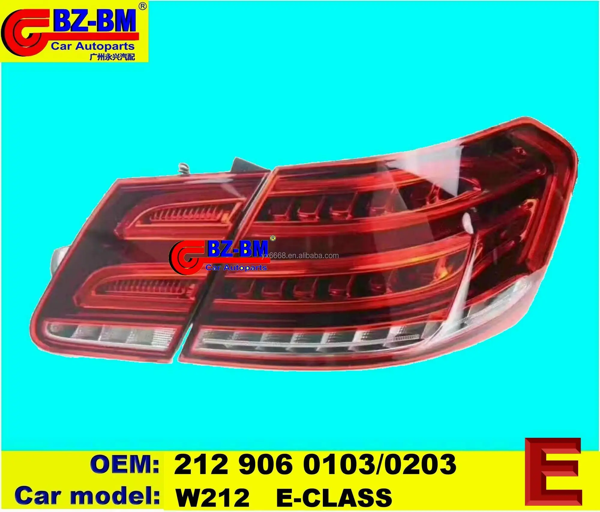 Tail Lamp For Benz Taillight W207 Ecoupe 2079063300 2079063400 - Buy ...