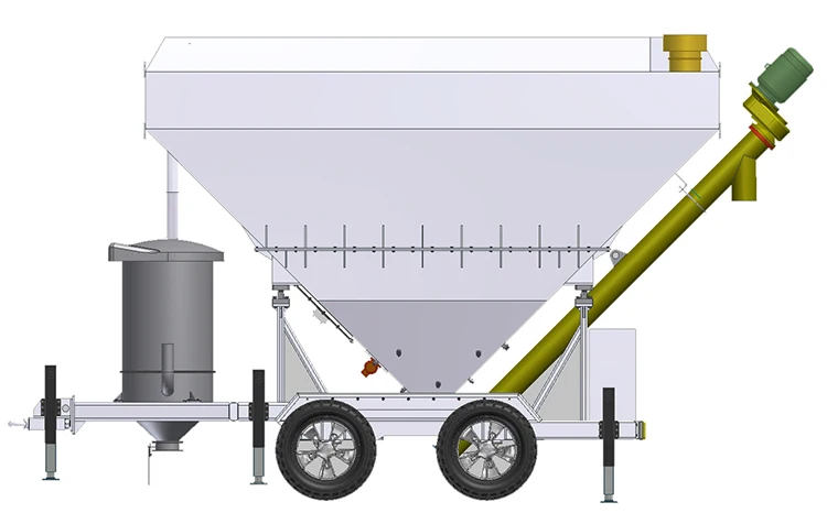 Weighing Cement Silo Trailers With Silo Weight Load Cell Mini Cement ...