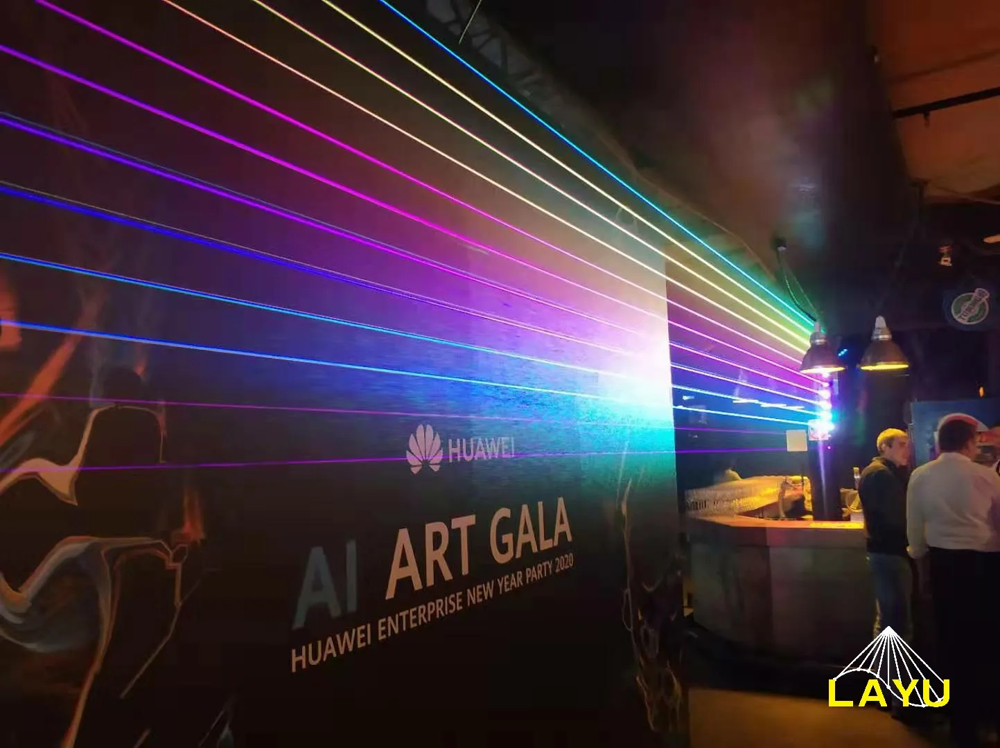 6W 6 Head Animation Laser Bar - RGB Effects & DMX Control