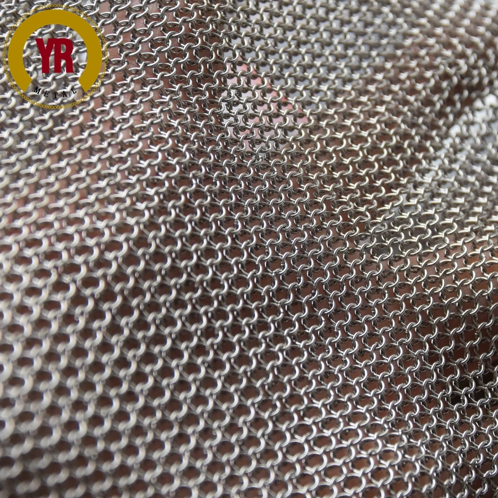 Wholesale Metal Chain Mail Fabric - Buy Metal Stainless Steel,Silver ...