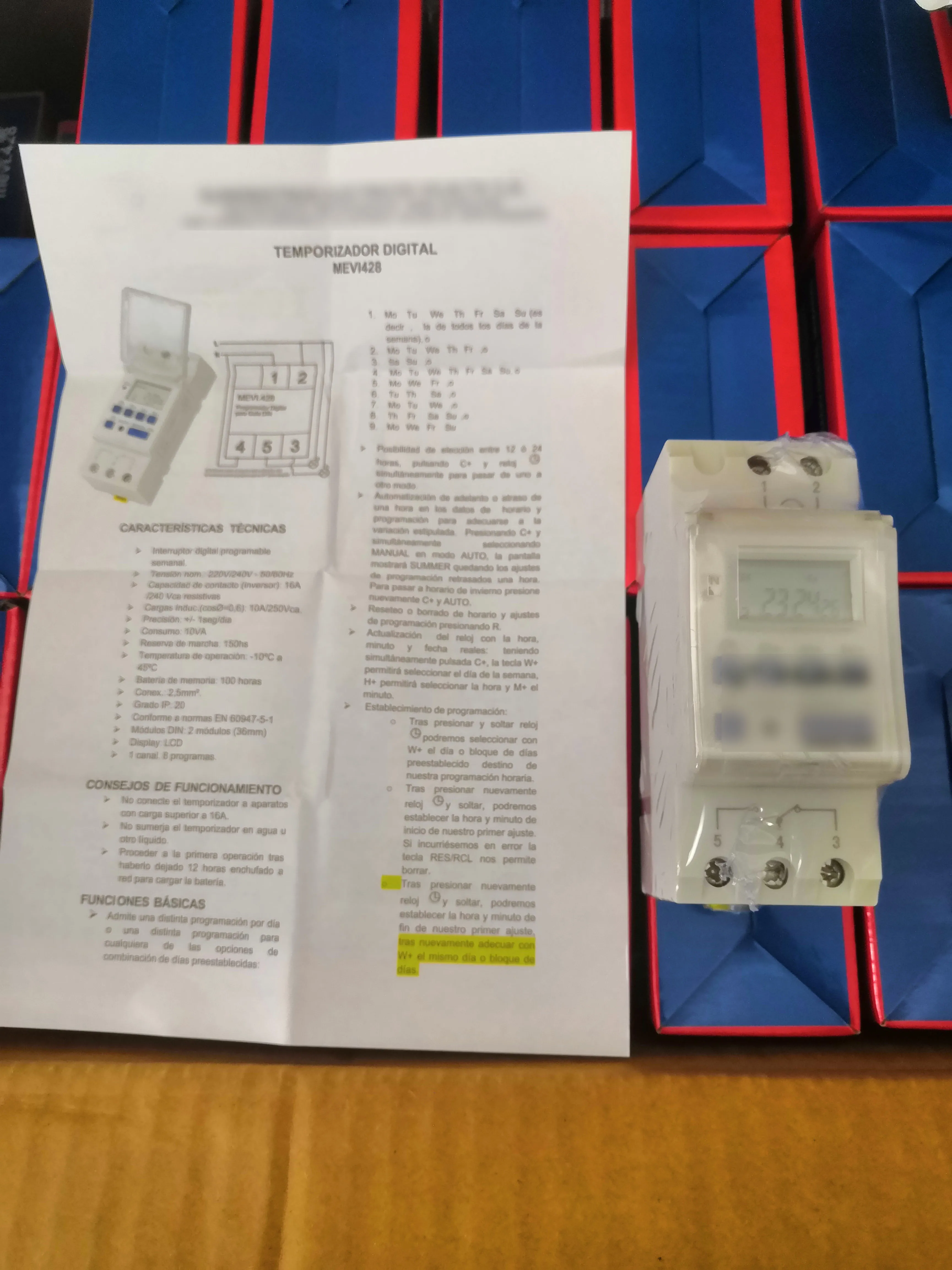 DHC15A(AHC15A) Digital Timer Switch - Weekly Programmable