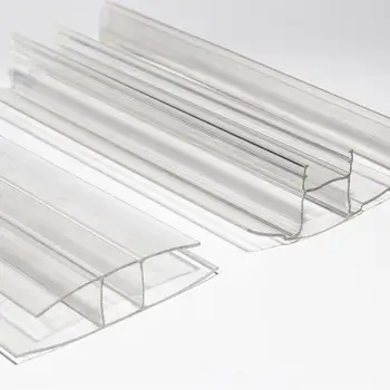 Clear Plastic H Shape Profile For Pc Sheet Plastic H Profile - Buy ...