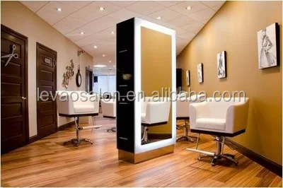 Beauty Salon Mirrors Styling Stations - Double Barber Mirror
