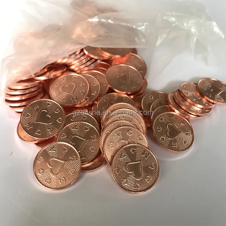 Steel Token Coin Tokens For Game Machines Custom Oem Metal Brass Gold ...