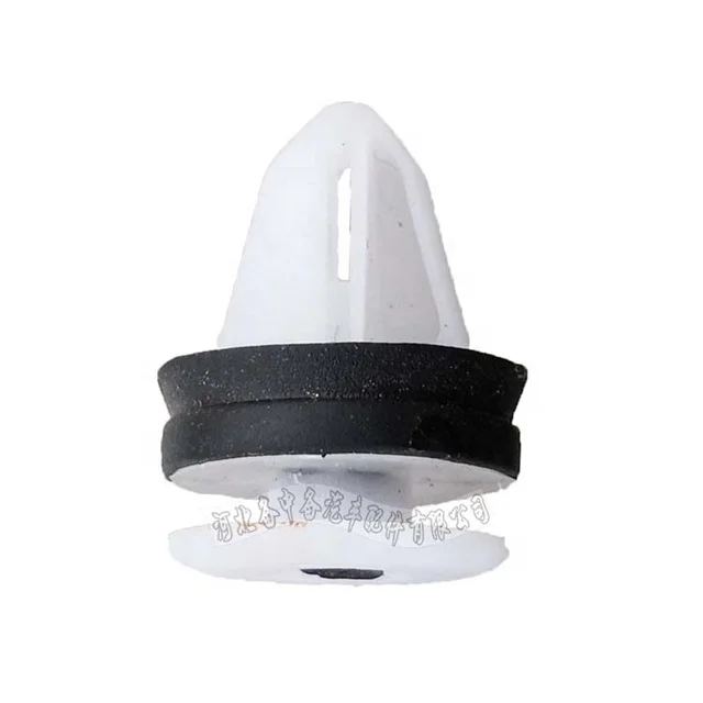 100pcs/bag Auto Plastic Clip With Rubber Ring Retaining Clip For Land ...