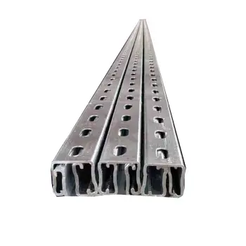 Hdg And Galvanized Steel Unistrut Channel/c Channel Steel Rail 41x41 ...
