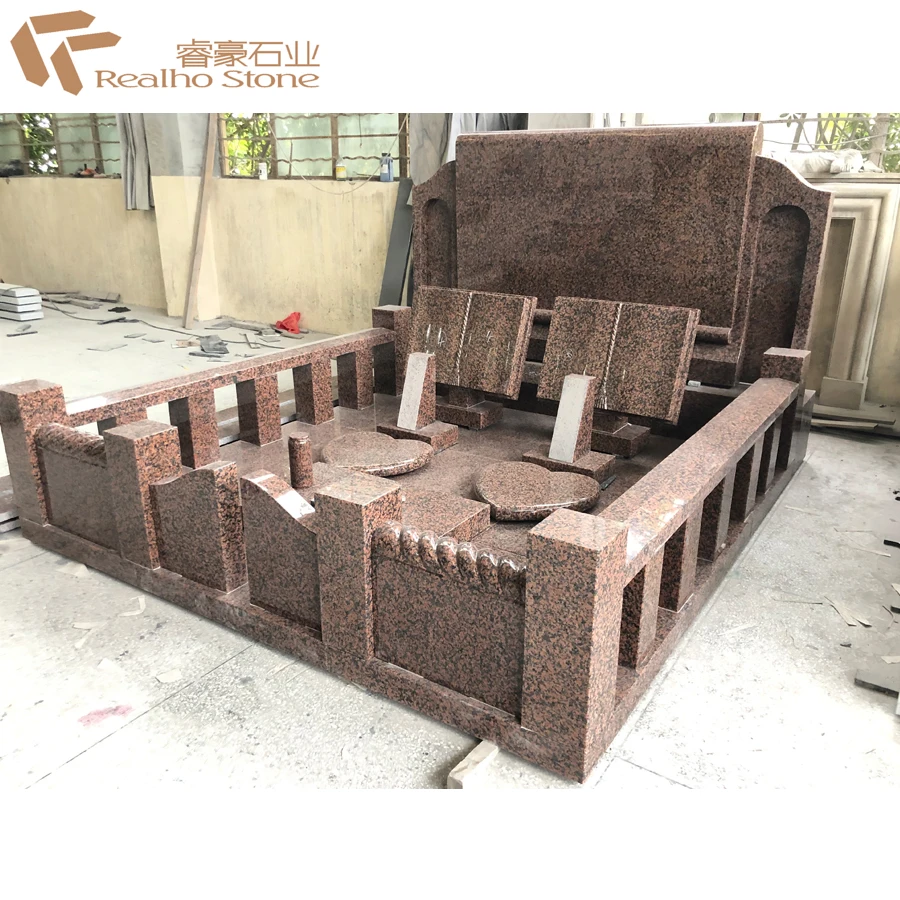 Polished Red Granite Open Book Monument - Buy Grave Monuments,Memorial ...