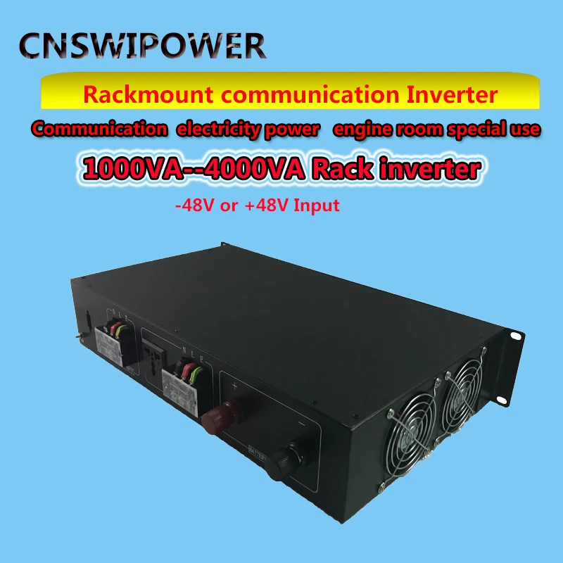 19" Rack Mount Telecom Pure Sine Wave Inverters 2000va/1kva 12v/24v/48v ...