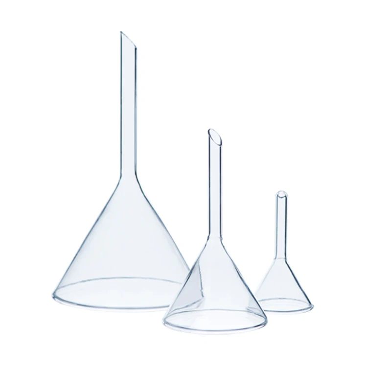 Glass Conical Funnel Cheap Wholesale Laboratory 60mm 90mm 120mm Conical ...
