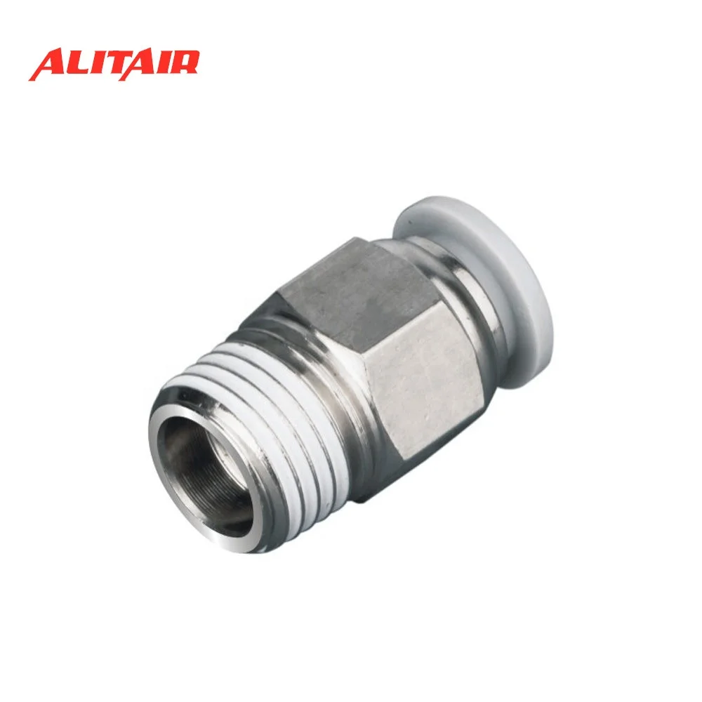 Pc08-02 Air Pneumatic Fitting Quick Connector Compressed Hose Tube Pipe Fitting - Buy Pneumatic ...