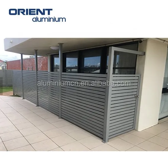 Aluminium Louver Fence Panels - Privacy & Durability