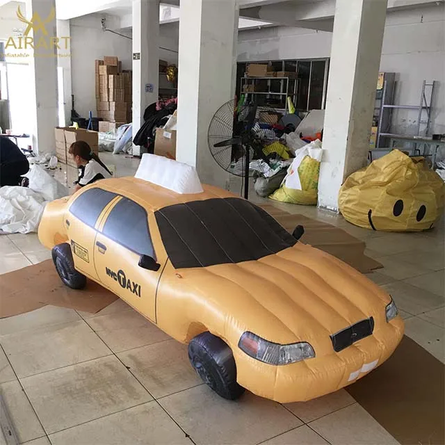 Customized New York Taxi Inflatable Car for Outdoor Events
