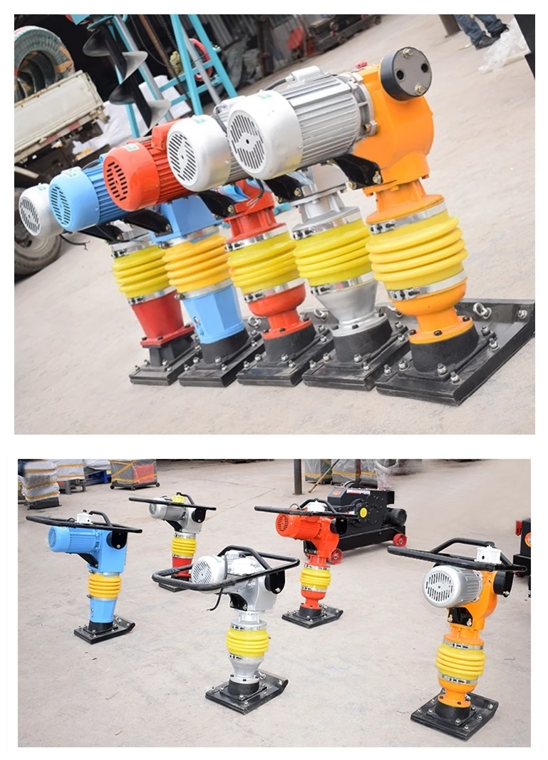 High Performance Hand Push Tamping Rammer Jumping Jack Vibrating Tamper ...