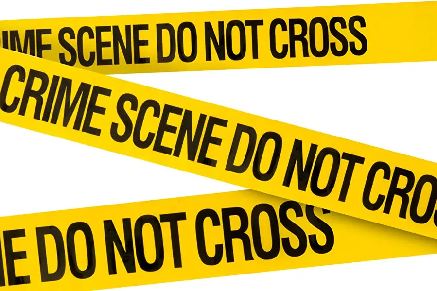 Crime Scene PE Yellow Caution Tape - Safety Warning Tape for Events ...