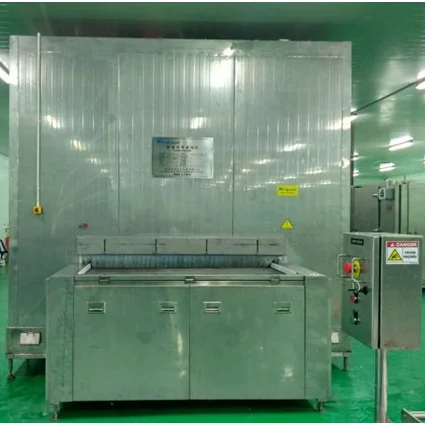 Small Individually Quick Frozen IQF Tunnel Freezer for Slaughterhouse