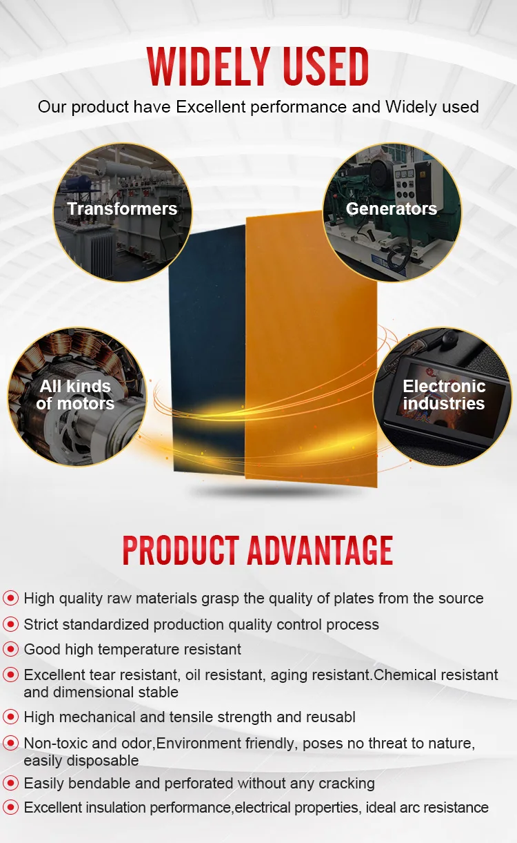 Bakelite Impregnated Paper Insulation - High Voltage Sheets