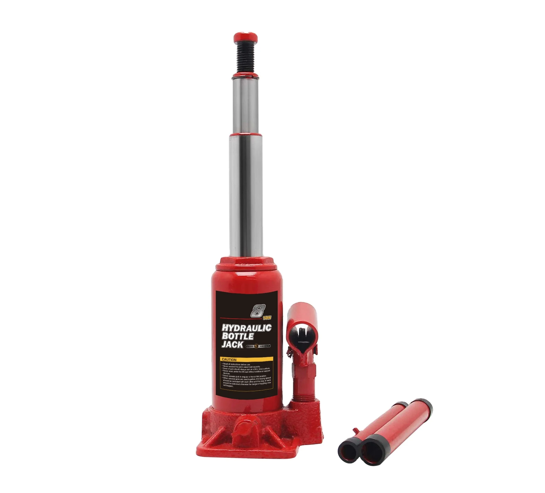 High Quality 8 Ton Two Stage Hydraulic Double Ram Vertile Car Jacks ...