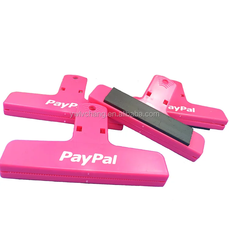 Wholesale Custom Promotional Plastic Magnetic Memo Clip Strong Fridge ...