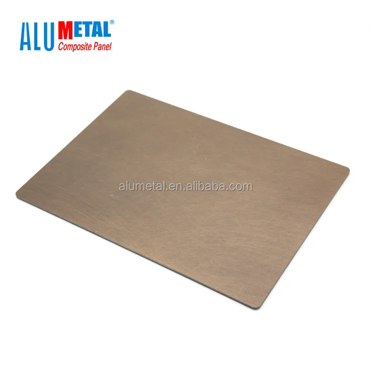 Alumetal Alucobond Copper Aluminum Composite Acp Steel Panel Anodized ...