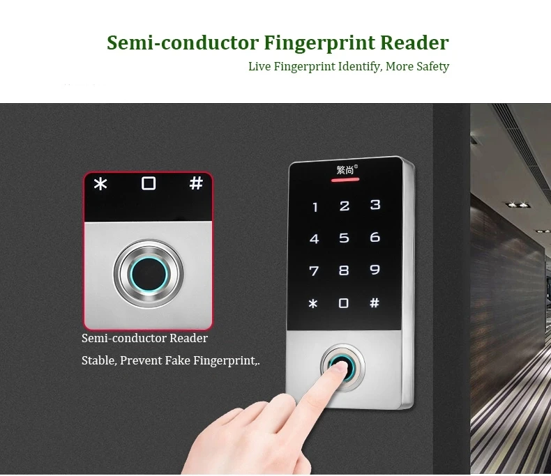 Biometric Fingerprint Access Control System TF1 - Waterproof & Secure