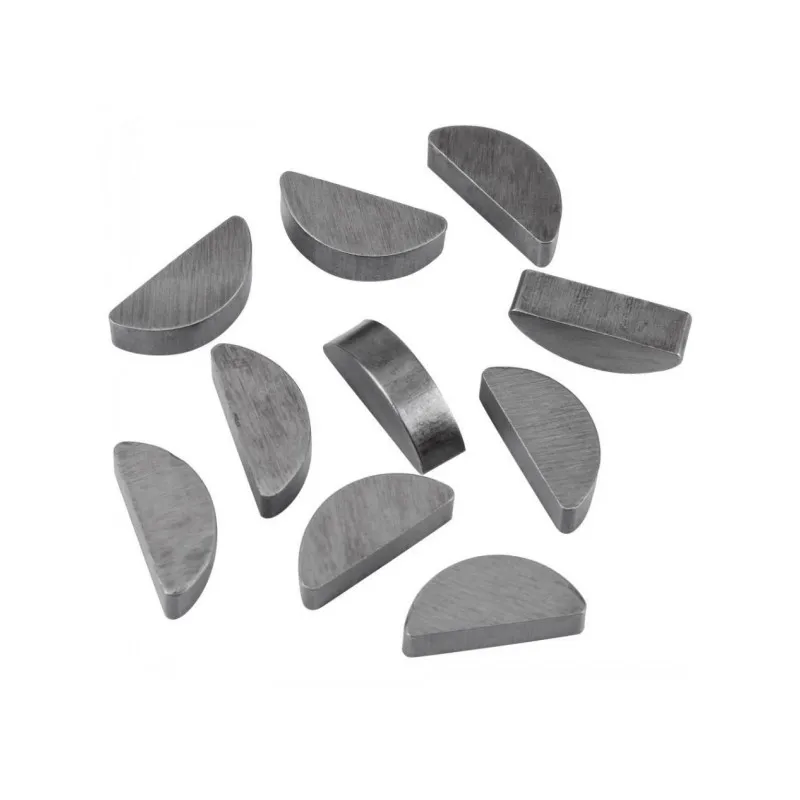 DIN 6888 Carbon Steel Woodruff Keys - ISO3912 Stainless Steel Crescent ...
