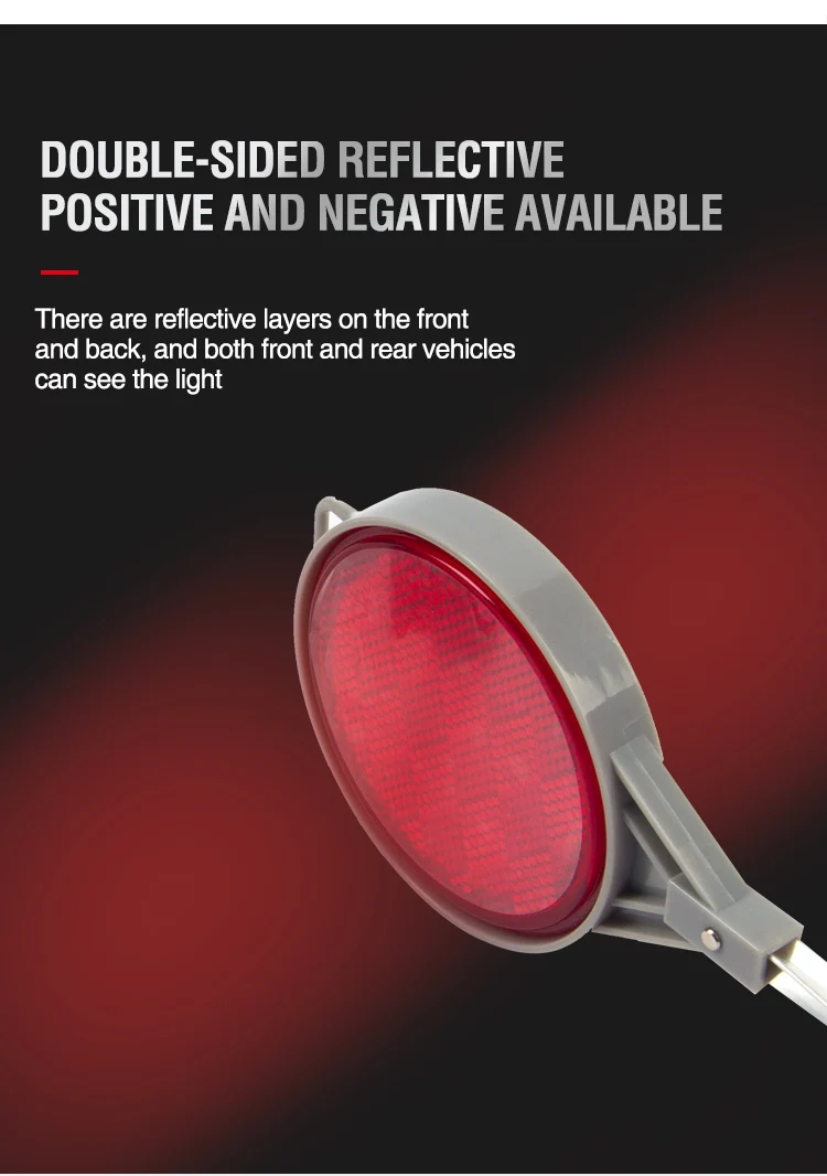 Snow Plow Markers - Reflective Lane Marking Rods for Safety