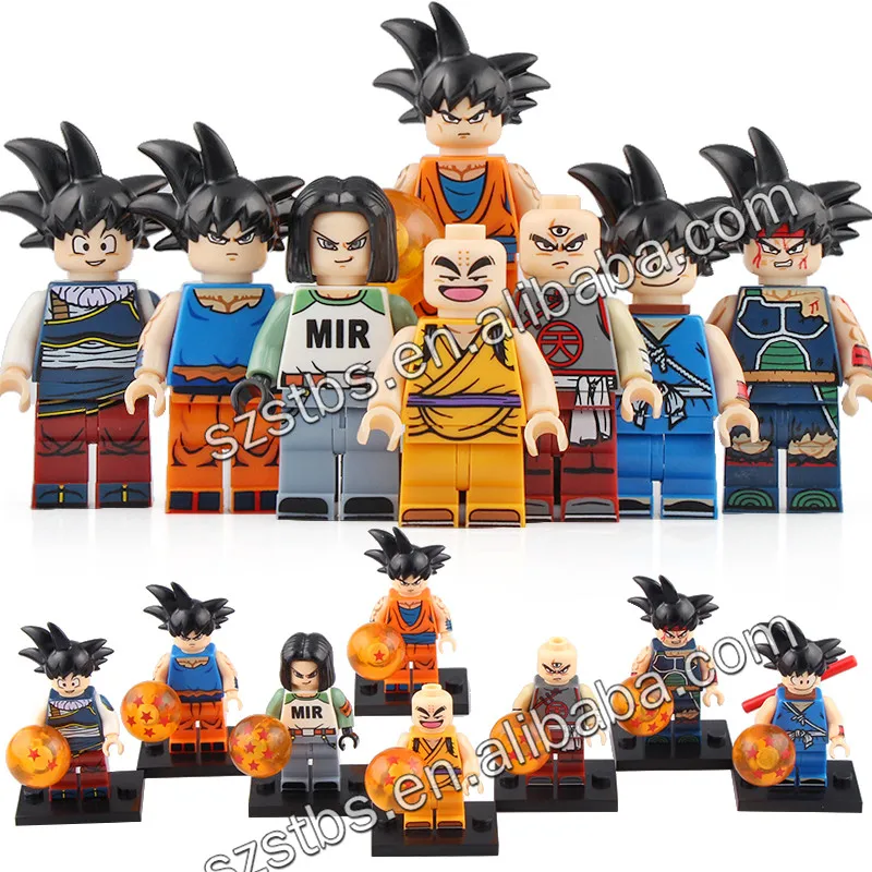 Hot Sale Anime Figures Goku Son Gohan Raditz Lieutenant Arnold Vegeta ...