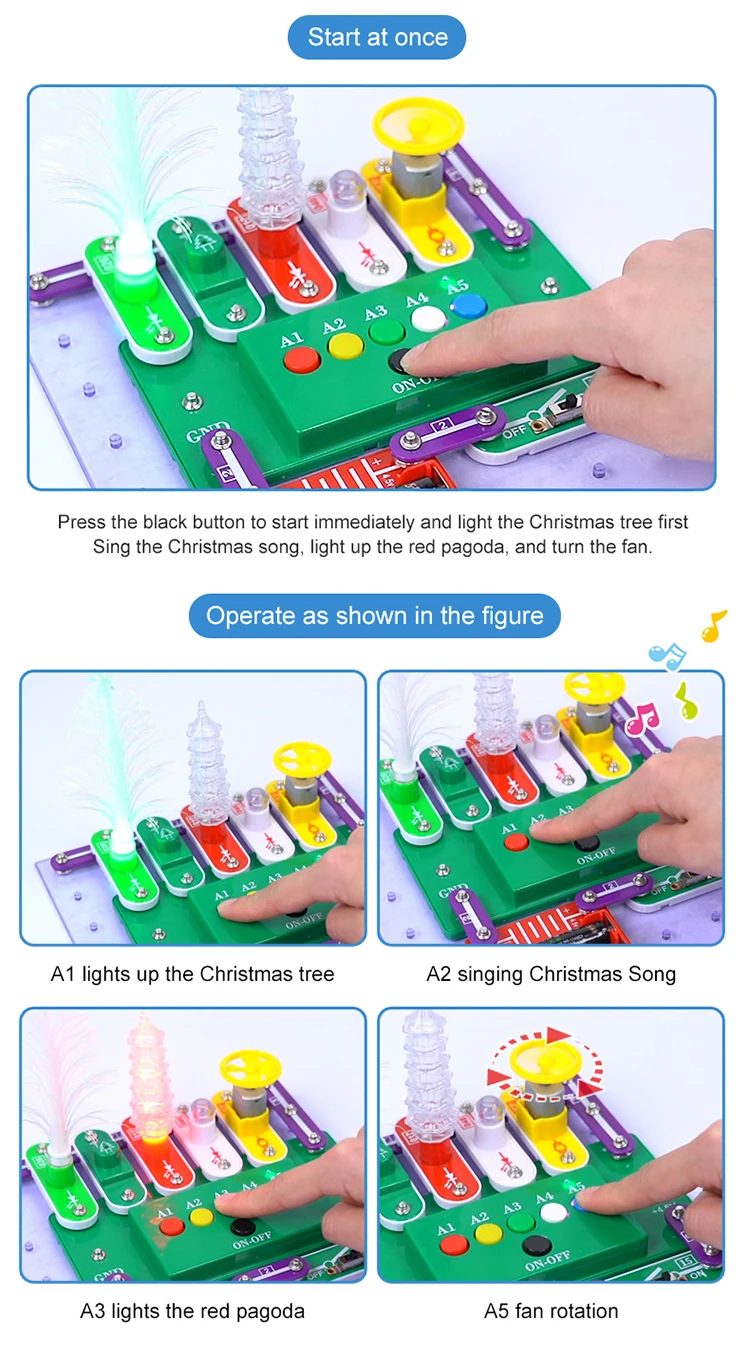Hot Sales Diy Assemble Programmable Electronic Blocks Science Toy For ...