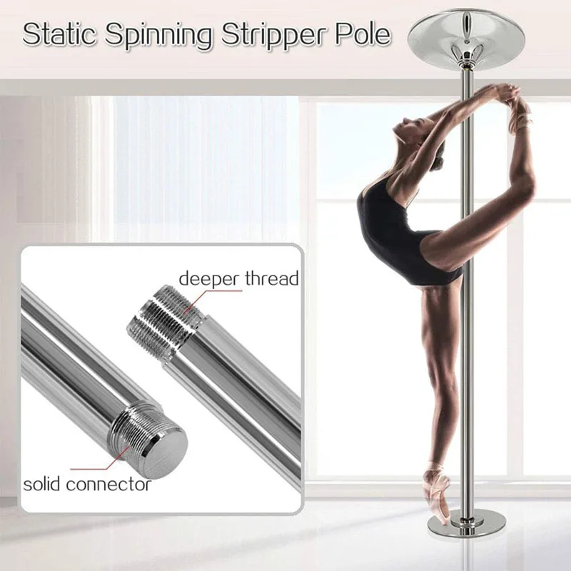 Stripping Dance Pole Stripe Dancing Pole Sport Exercise 45mm Removable ...