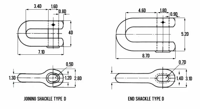 D Type Marine Ships Using End Shackles - Buy Vessel Using Anchor Chains ...