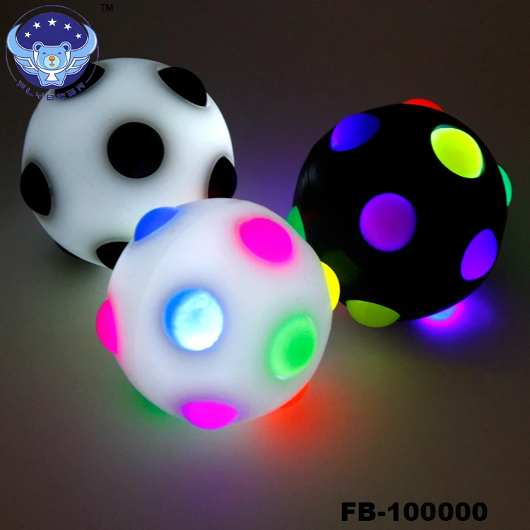 Wholesale Colorful Bouncing Flashing Light Ball Halloween Birthday ...