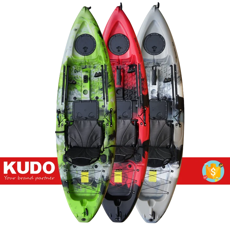 Fishing Kayak - One Person Peddle Sea Kayak with Aluminum Frame