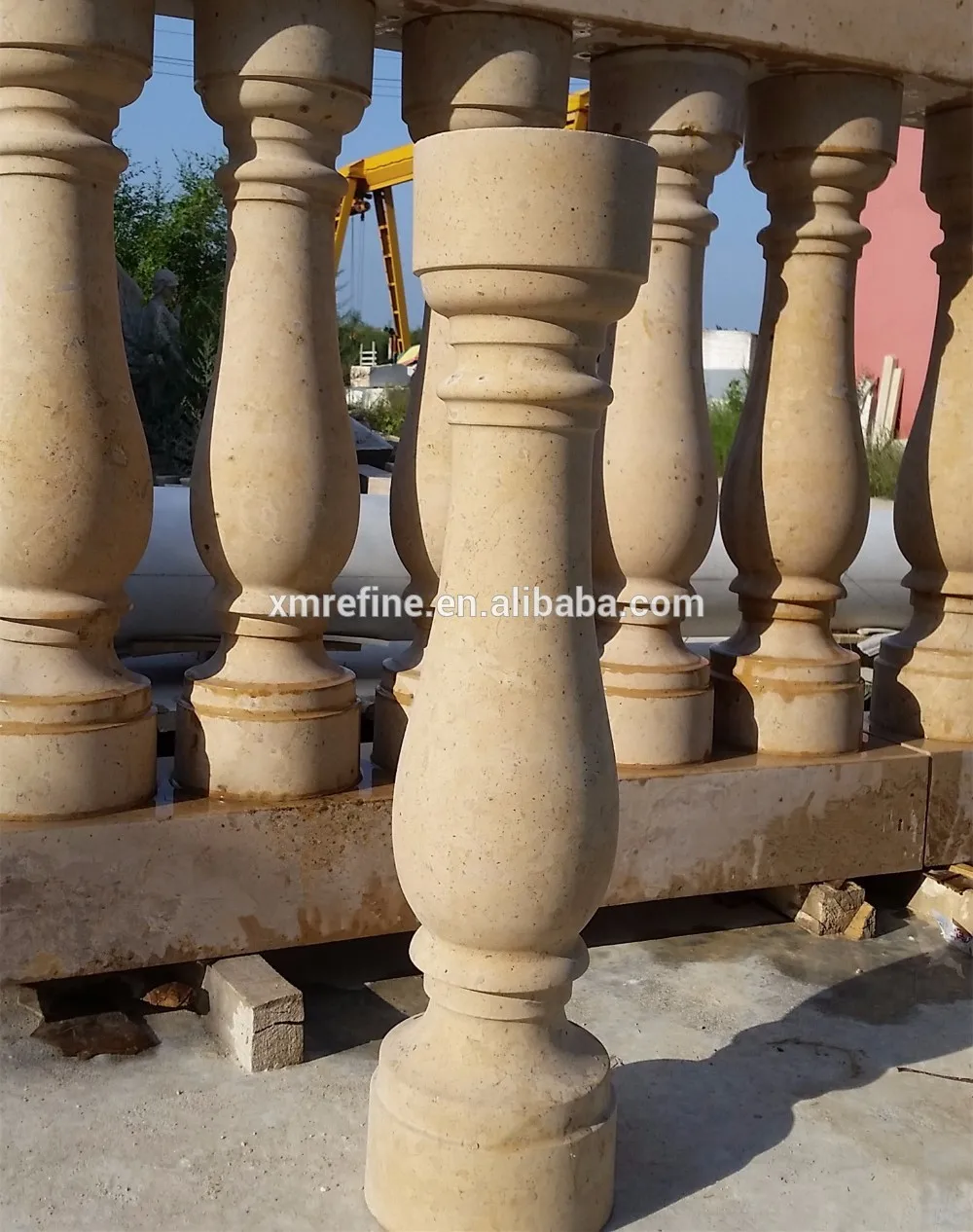 Cheap Outdoor Beige Limestone Balustrade For Sale - Buy Balustrade ...